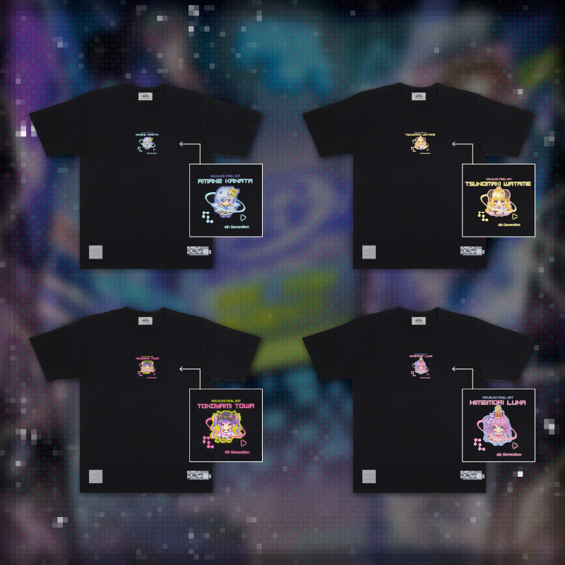 [20250411 - ] hololive Connect hololive pixel art Generation 4" Black ...