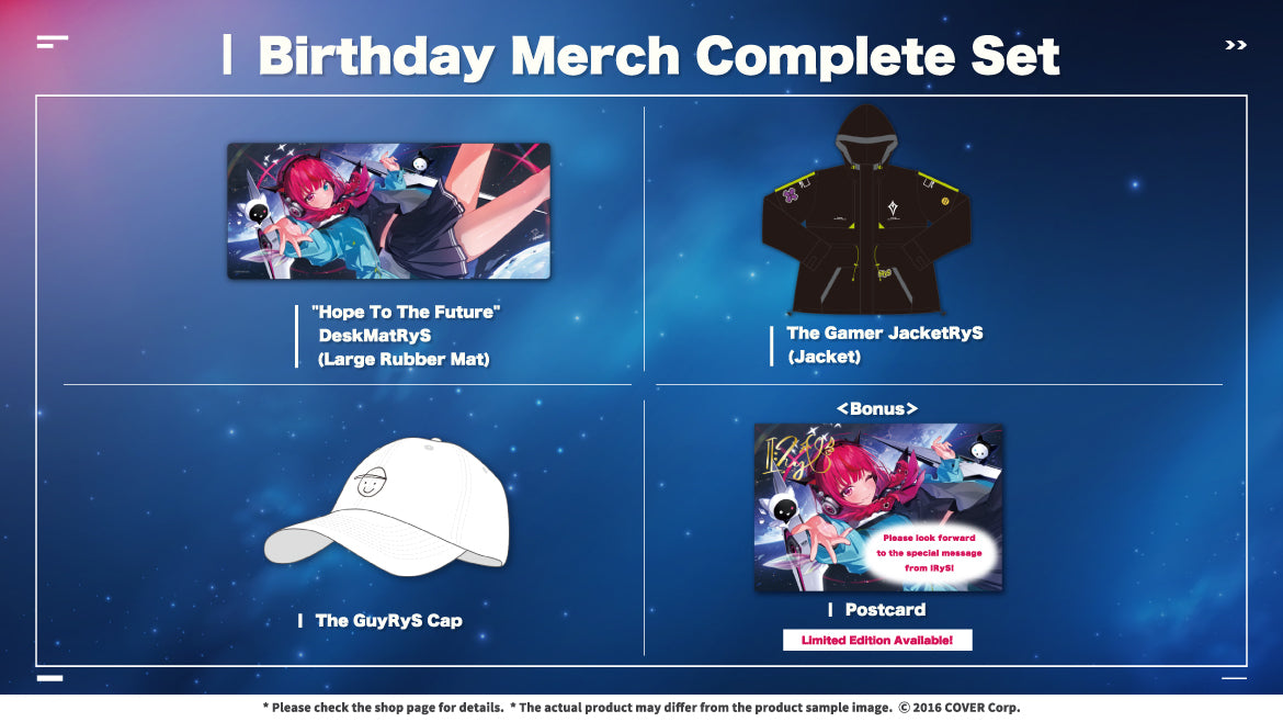 [20240307 - 20240408] [Limited Quantity/Handwritten Bonus] "IRyS Birth – Geek Jack