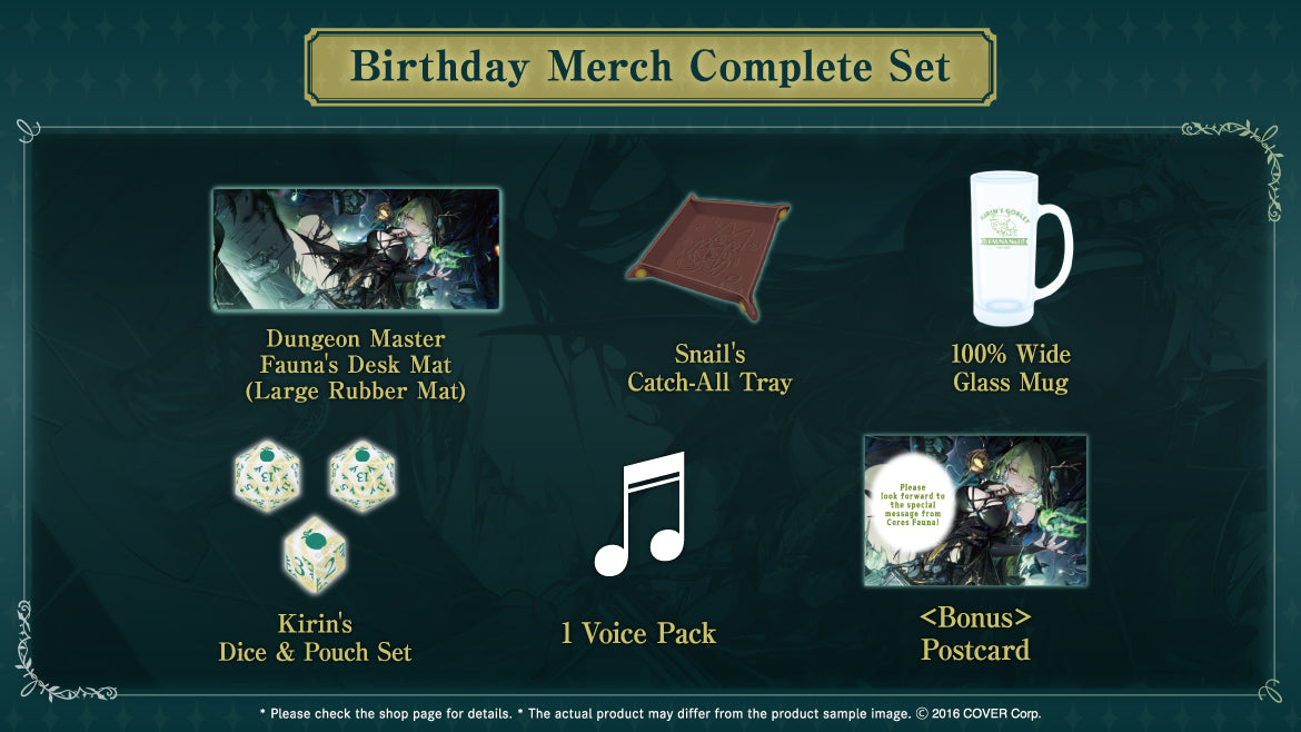 [20240322 - 20240422] "Ceres Fauna Birthday Celebration 2024" Merch Co ...