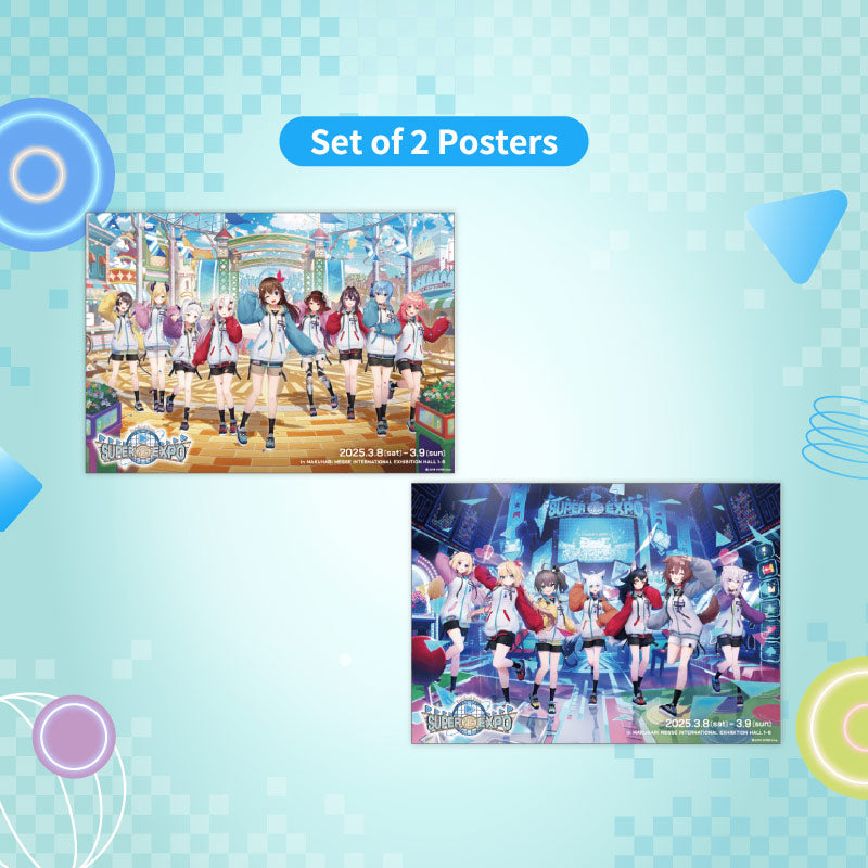 "hololive SUPER EXPO 2025 Merchandise" Key Visual Poster – Geek Jack