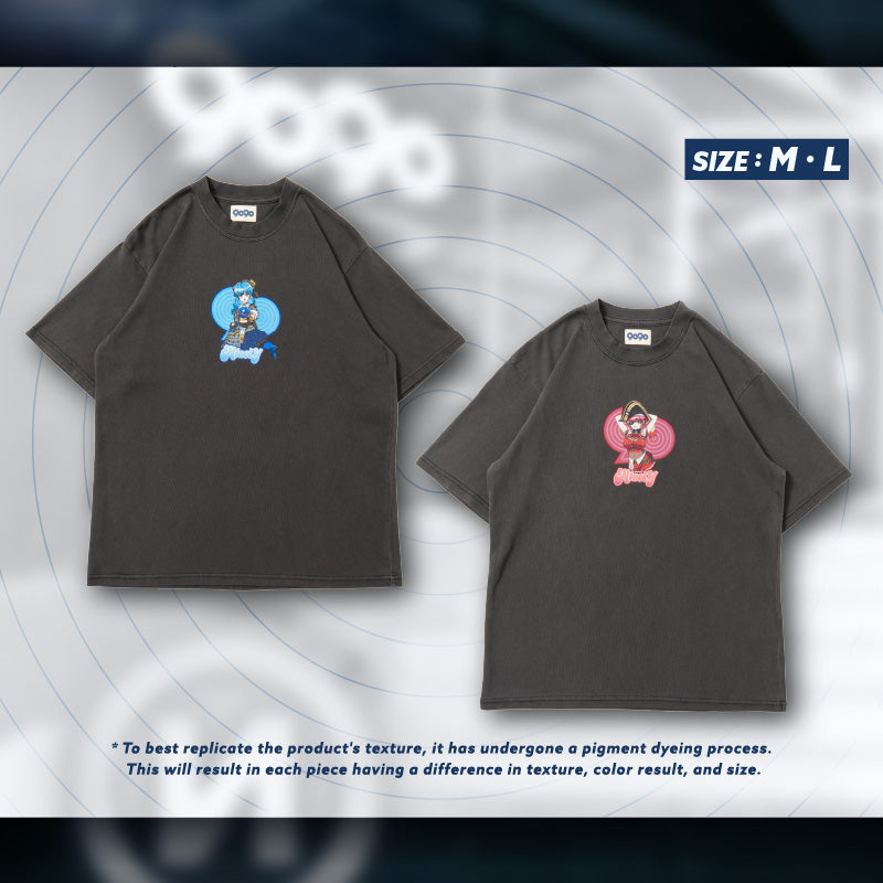 [20240906 - ] "hololive×9090 collab merch" 90s Anime-Style Oversized T ...