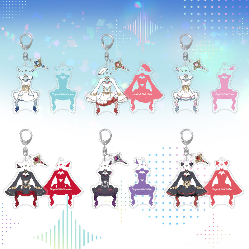 [20240813 - ] "Magical Girl holoWitches! Merch" Costume Acrylic Charm ...