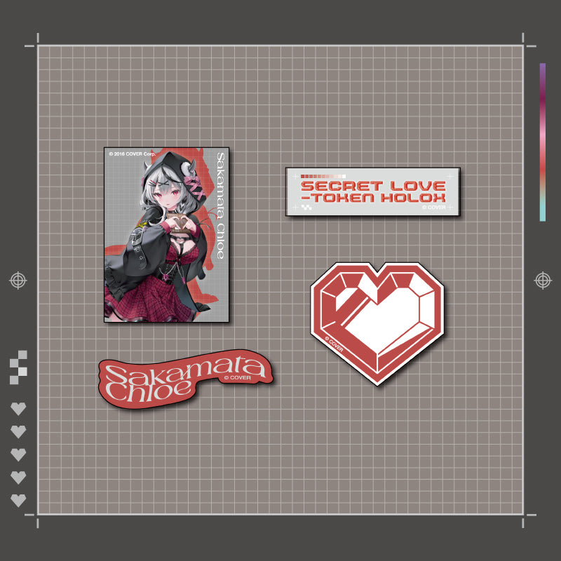 [20240213 - ] "Secret Love-Token holoX" Stickers Set – Geek Jack