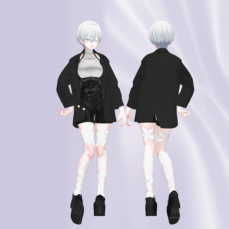 [20240312 - ] "monoTone" 3D Avatar Costume "LilyGala" compatible with ...