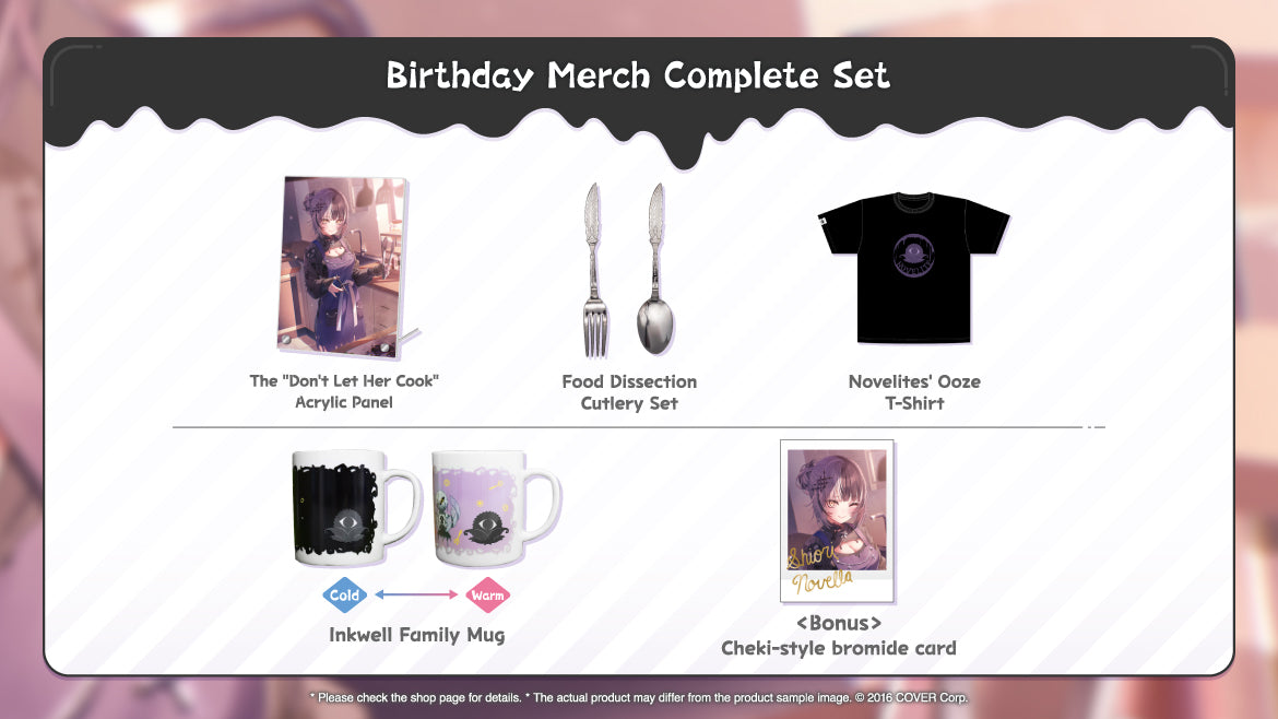 [20240503 - 20240603] "Shiori Novella Birthday Celebration 2024" Merch ...