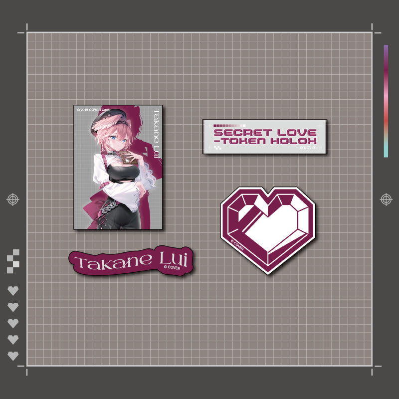 [20240213 - ] "Secret Love-Token holoX" Stickers Set – Geek Jack