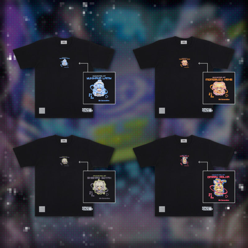 [20250411 - ] hololive Connect hololive pixel art Generation 5" Black ...