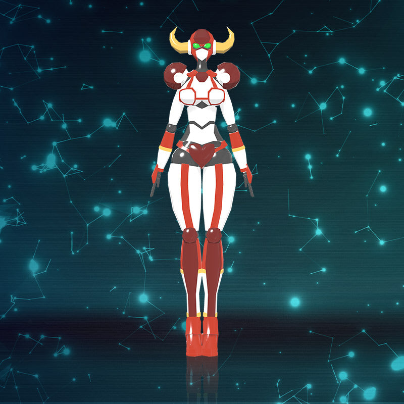 [20240202 - ] "IspVitamin" Super Robo "Bullredder-chan" by Armored Uni ...