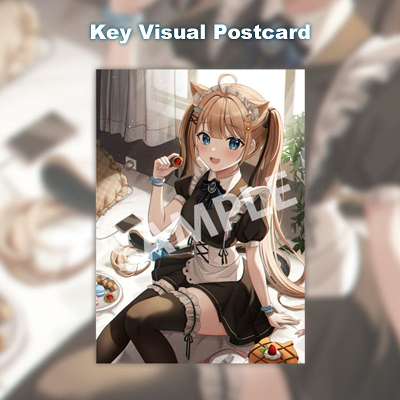 [20231003 - ] "Amai Ui" Key Visual Postcard with handwritten autograph ...