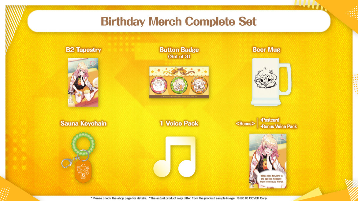 [20240302 - 20240408] "Momosuzu Nene Birthday Celebration 2024" Merch ...