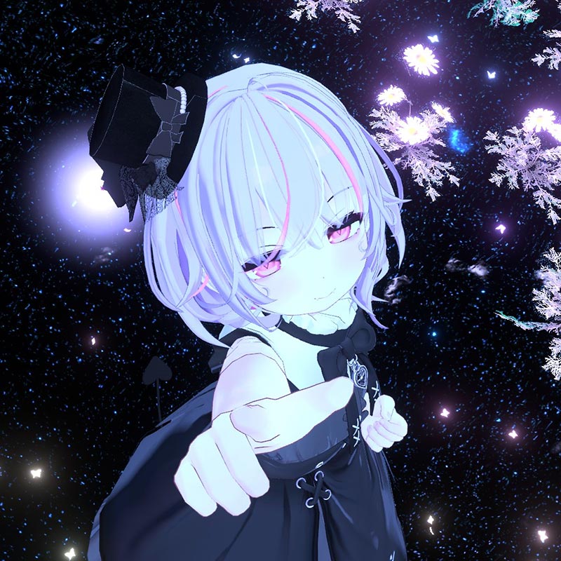 "Frilled Gothic Hat" VRChat Accessory (Compatible with All Avatars) [t ...