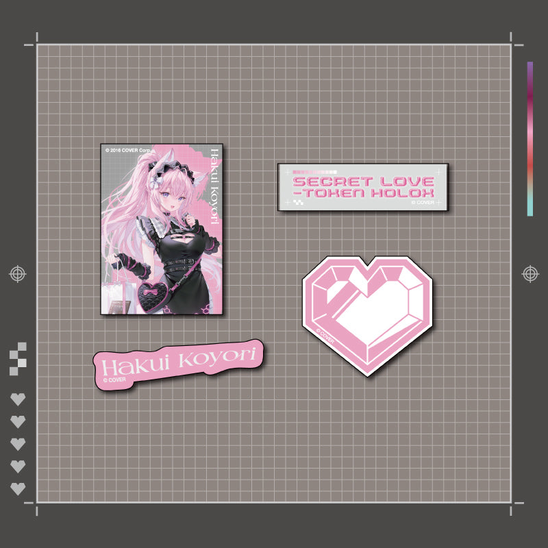 [20240213 - ] "Secret Love-Token holoX" Stickers Set – Geek Jack