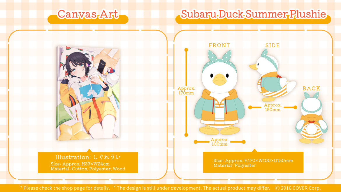 [20230702 - 20230807] "Oozora Subaru Birthday Celebration 2023" Merch ...