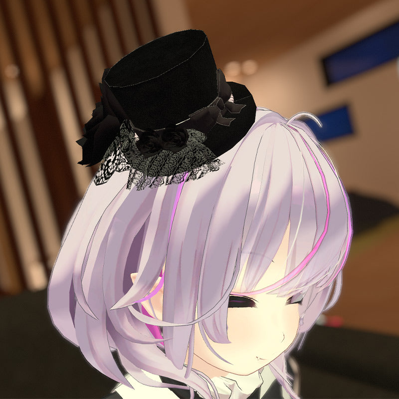 [20231204 - ] "t-shop" Frilled Gothic Hat (for VRChat) – Geek Jack