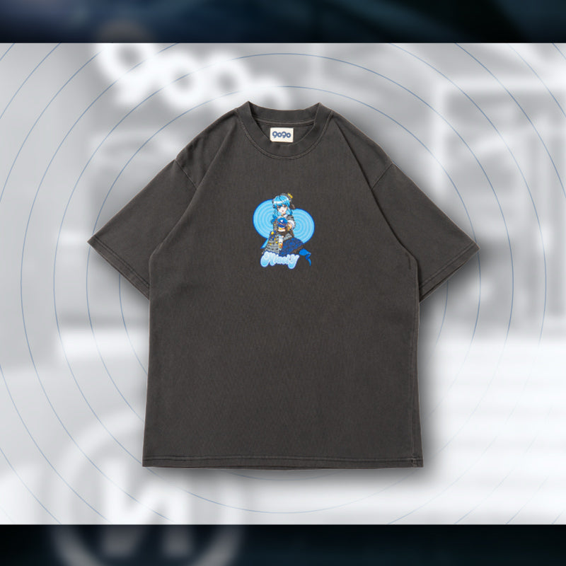 [20240906 - ] "hololive×9090 collab merch" 90s Anime-Style Oversized T ...