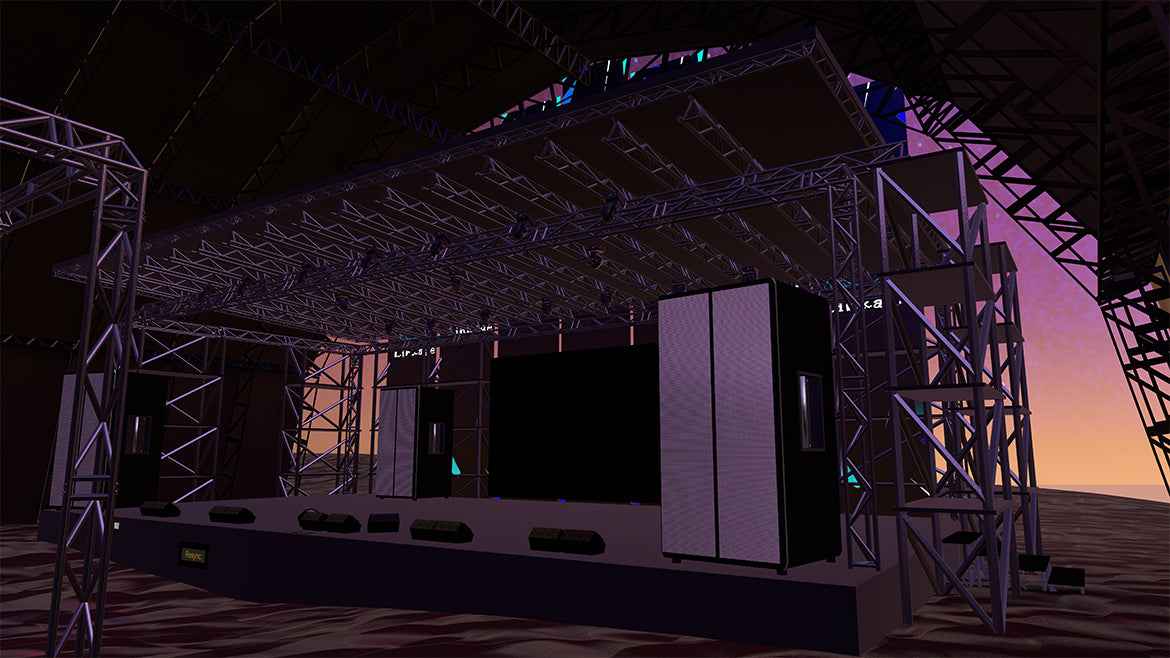 [20231208 - ] "a.T.P.S" 3D World Assets Live Stage Set [for VRChat ...