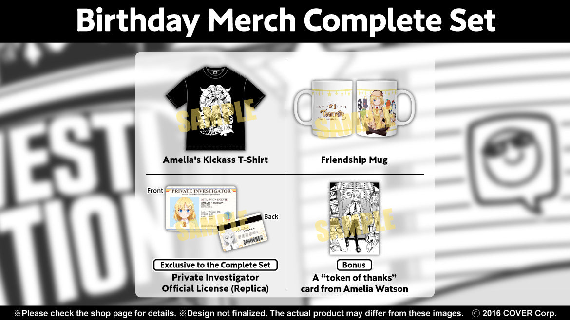 [20220107 - 20220207] "Watson Amelia Birthday Celebration 2022" Merch ...